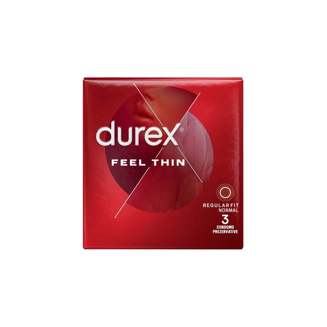 Durex® Kondomi Feel Thin 3 Kondoma, | eApoteka