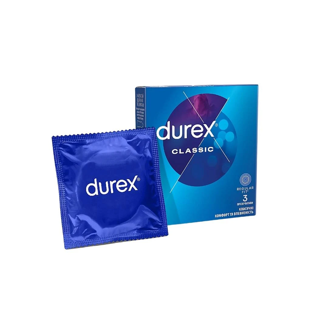 Durex® Kondomi Original Classic 3 Kondoma, | eApoteka