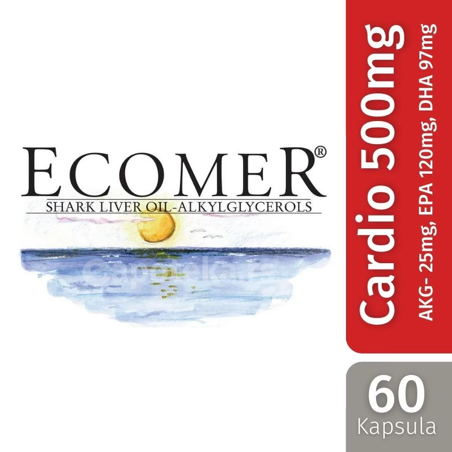 ECOMER® Cardio 60 Kapsula AKG, EPA, DEHA i Alkilglicerolima, | eApoteka