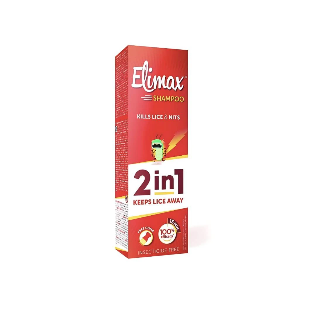 Elimax® 2u1 Šampon Protiv Vaši sa Češljem, | eApoteka
