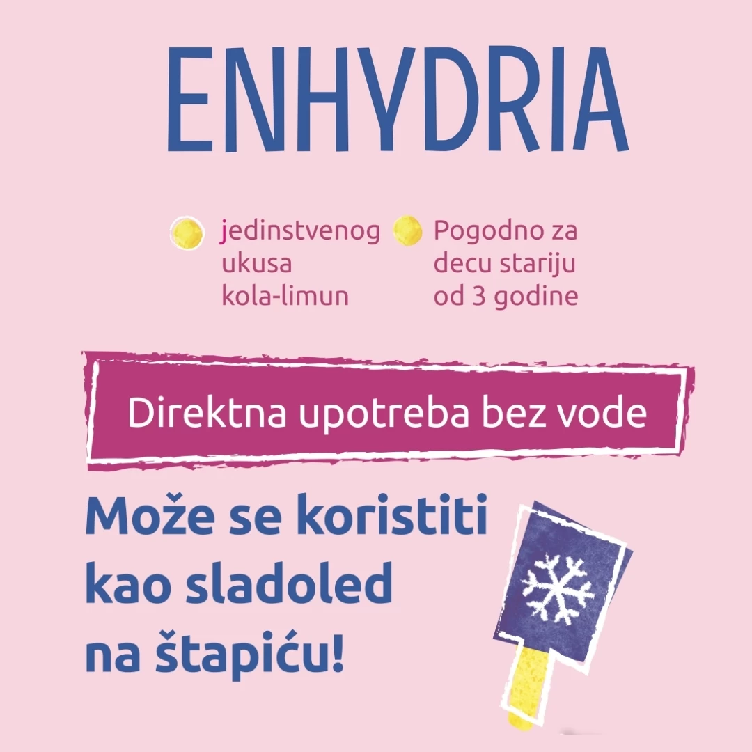 ENHYDRIA Protiv Mučnine i za Nadoknadu Elektrolita 6 Kesica, | eApoteka