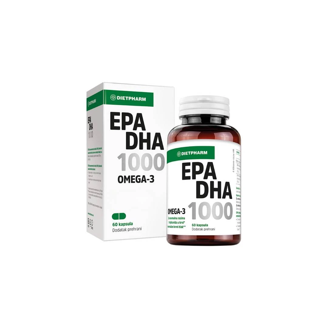 DIETPHARM EPA DHA 1000 Omega 3 60 Kapsula, | eApoteka