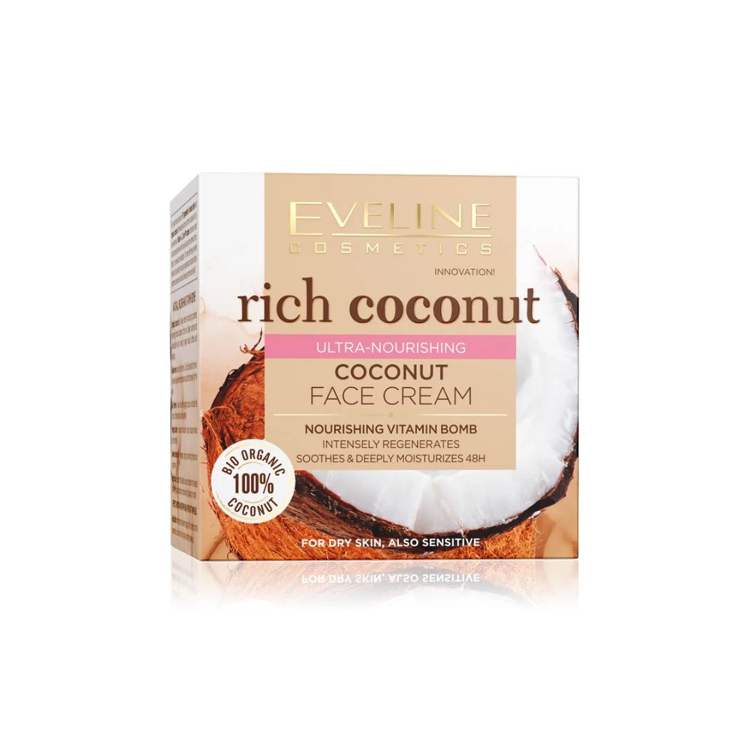 EVELINE Rich Coconut Ultra-Nourishing Hranljiva Krema za Lice sa ...
