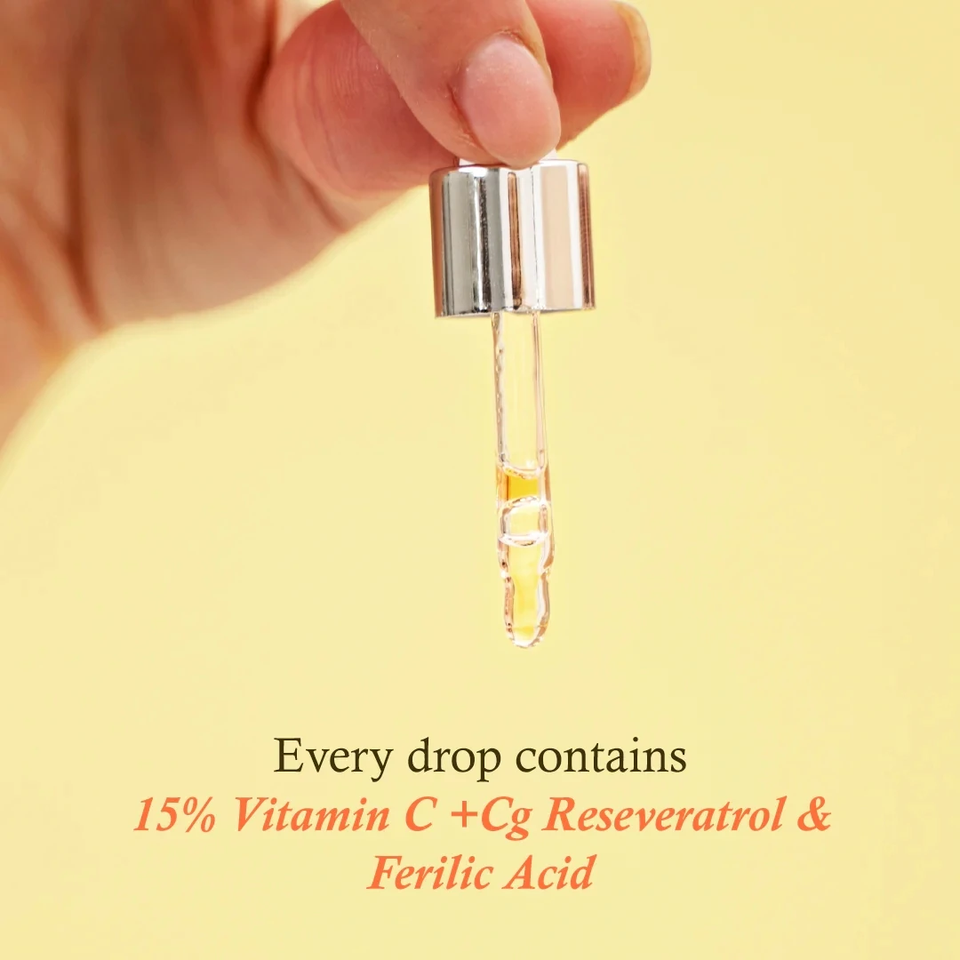 EVELINE Serum za Lice 15% Vitamin C+Cg 30 mL; za Posvetljivanje Kože Lica, | eApoteka