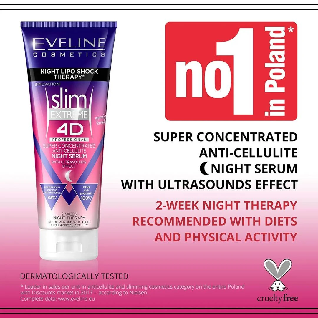 EVELINE Slim Extreme 4D Super Koncentrovani Anti-Celulit Noćni Serum ...