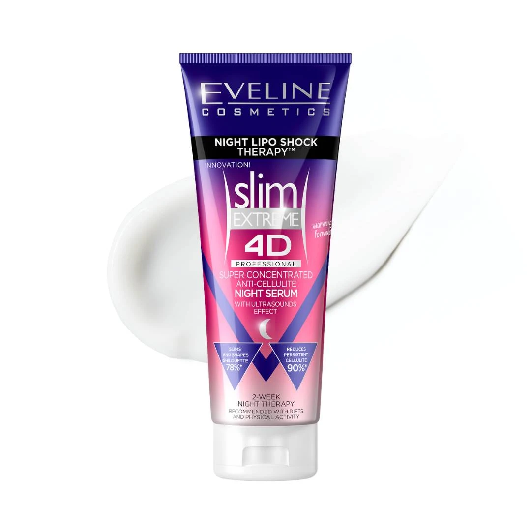 EVELINE Slim Extreme 4D Super Koncentrovani Anti-Celulit Noćni Serum 250 mL, | eApoteka