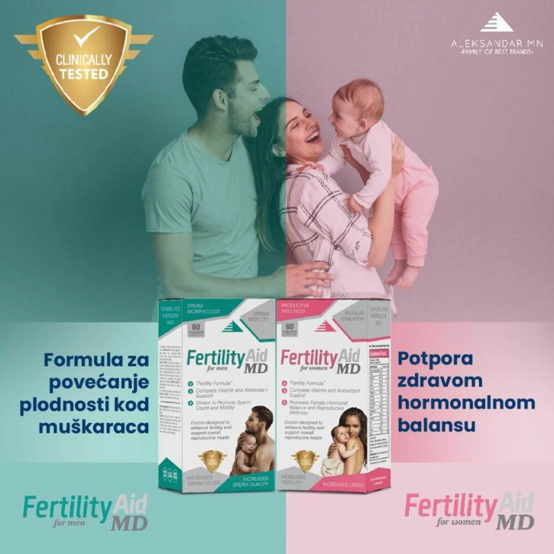 Fertility Aid MD za Žene 60 Tableta, | eApoteka