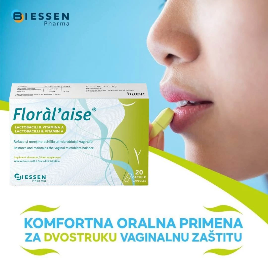 Floral'aise Vaginalni Probiotik 20 Kapsula, | eApoteka