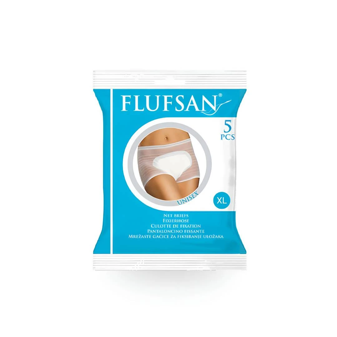FLUFSAN® Higijenske Mrežaste Gaćice XL 5 Komada, | eApoteka