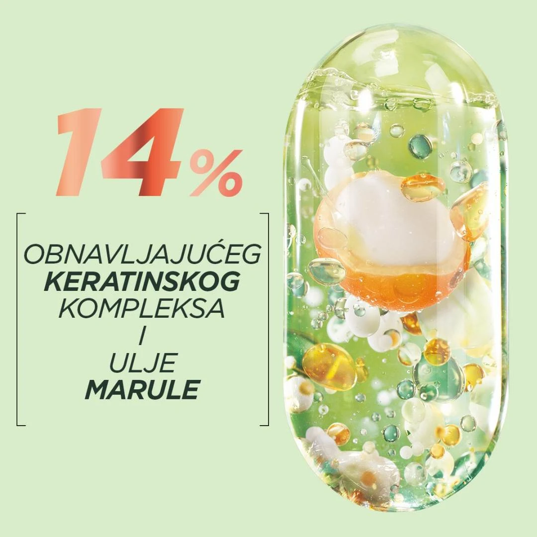 GARNIER Fructis SOS Damage Eraser Keratin Maska za Oštećenu Kosu 320 mL ...