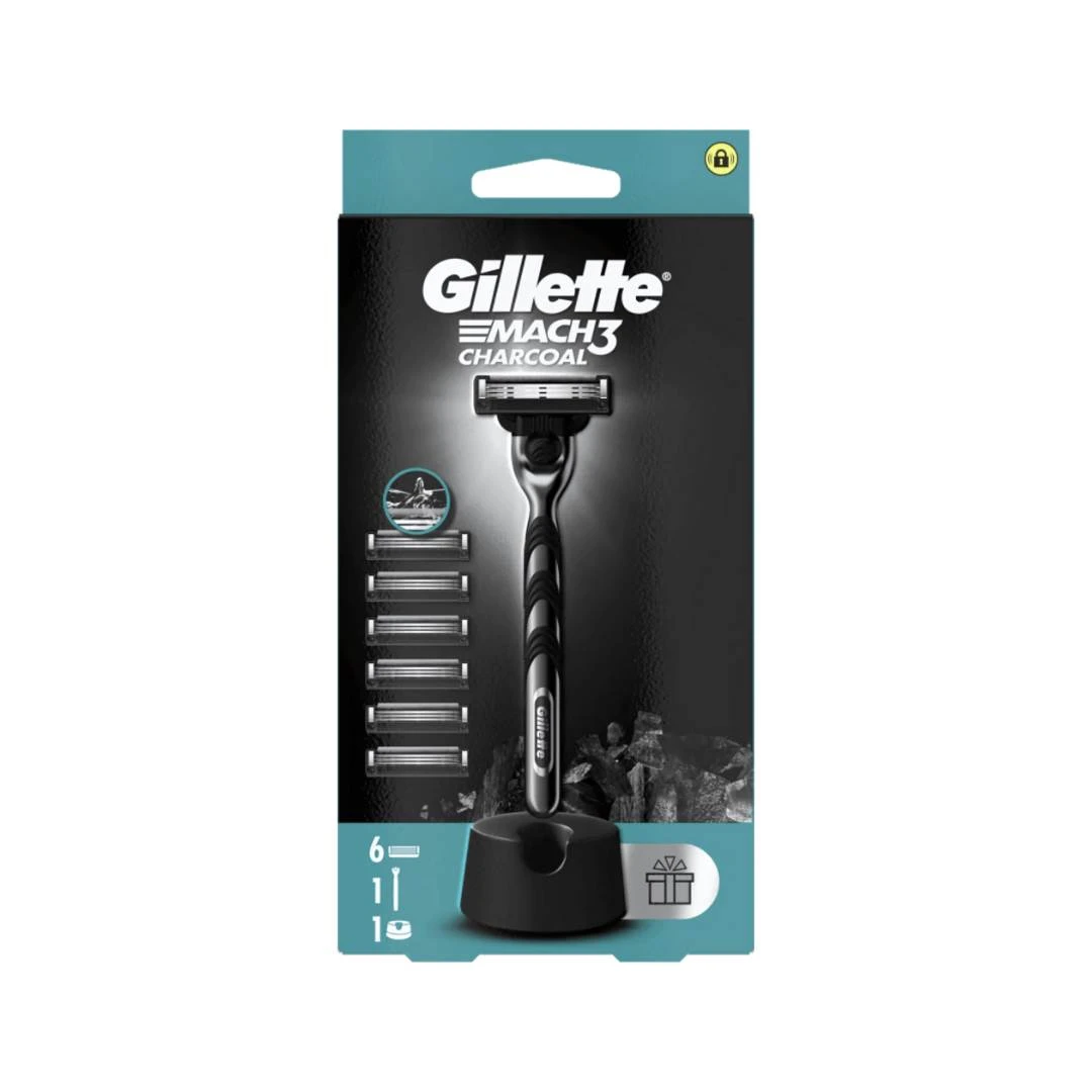 Gillette® Aparat MACH3 Charcoal sa 6 Brijača, | eApoteka