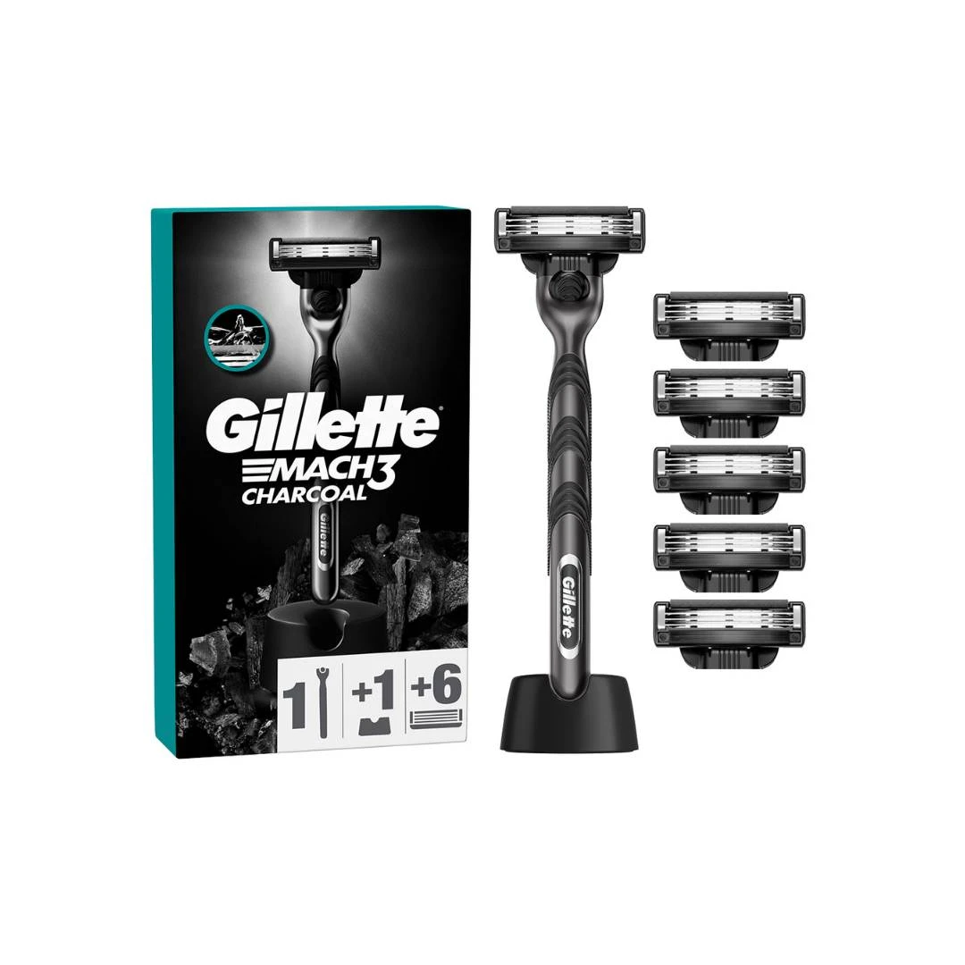 Gillette® Aparat MACH3 Charcoal sa 6 Brijača, | eApoteka