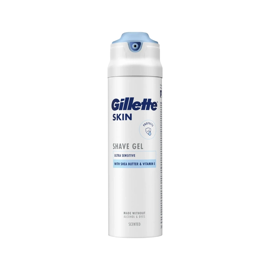Gillette® Gel za Brijanje Ultra Sensitive SKIN 200 mL sa Shea Buterom i ...
