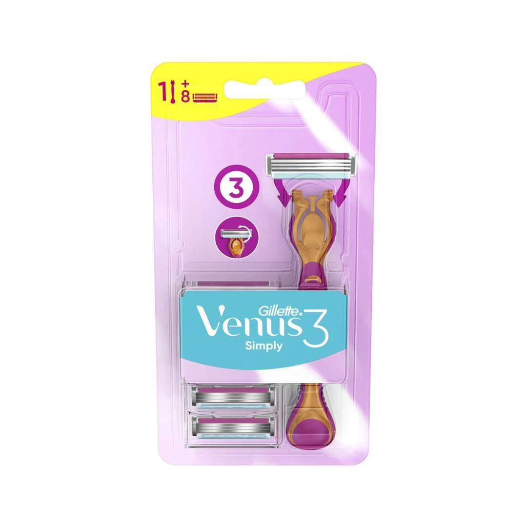 Gillette® Venus3 Aparat Simply sa 8 Brijača, | eApoteka