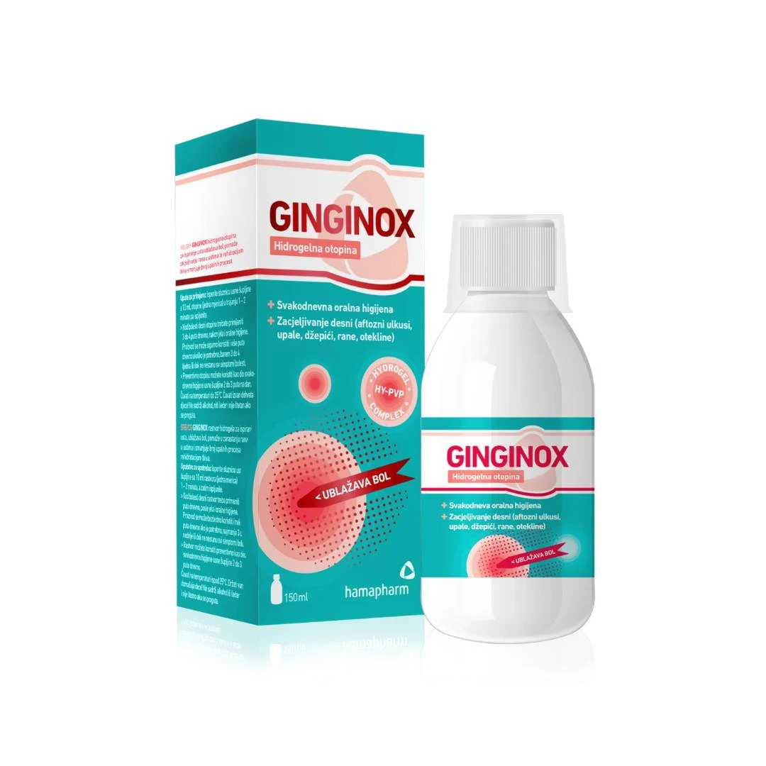 GINGINOX Hidrogelni Rastvor za Ispiranje Usta 150 mL, | eApoteka