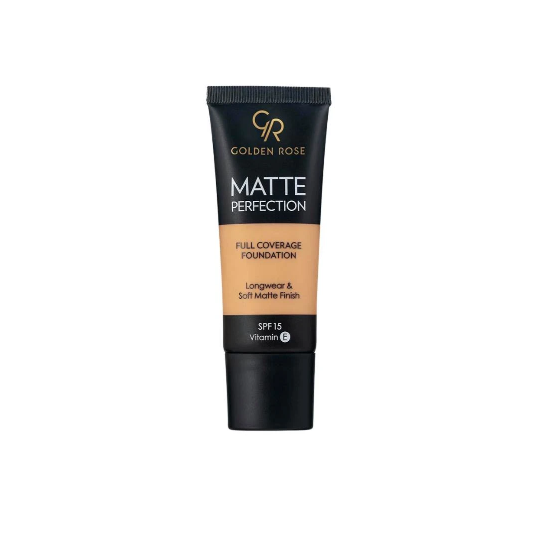 GOLDEN ROSE Matte Perfection Tečni Puder N6 SPF15 35 mL, | eApoteka
