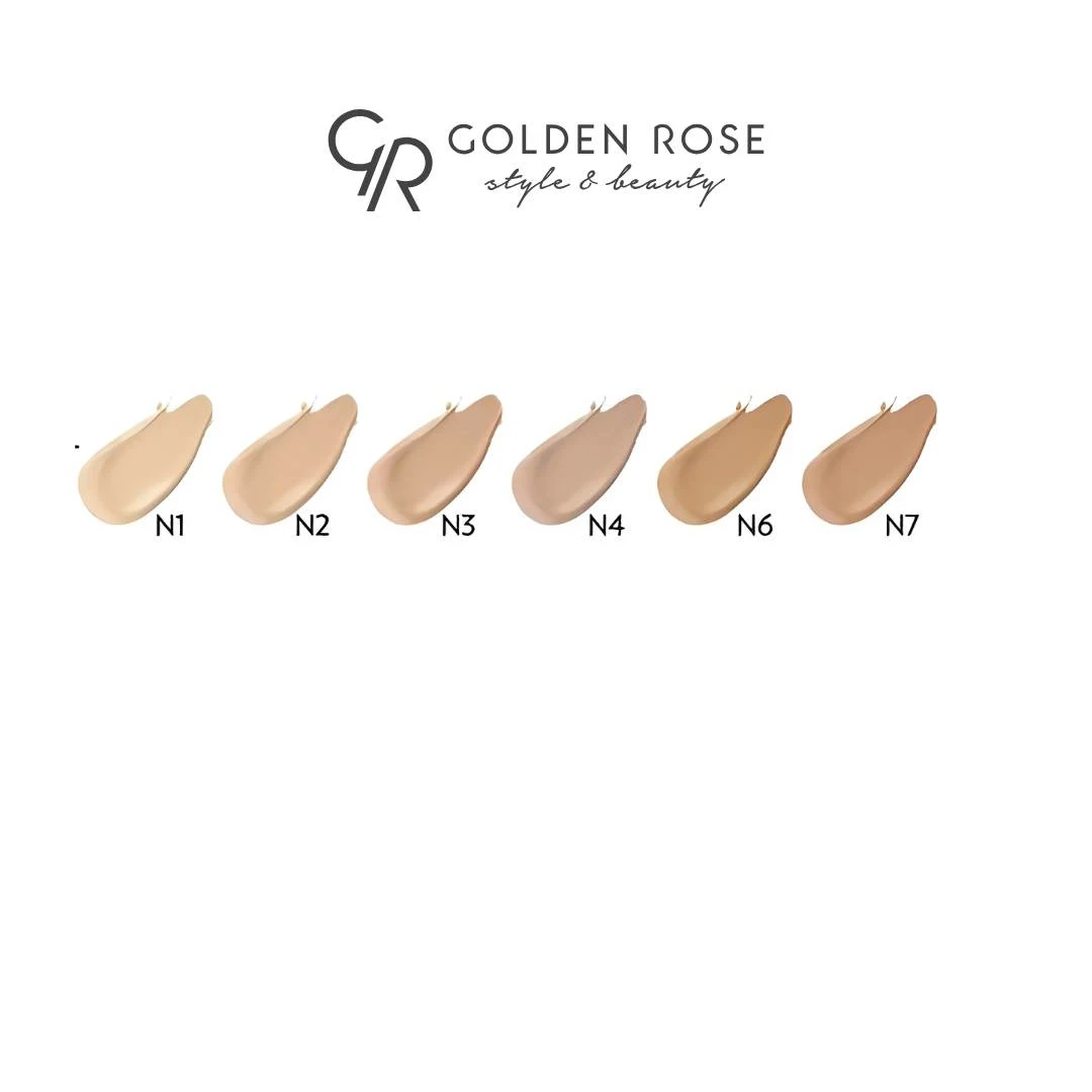 GOLDEN ROSE Matte Perfection Tečni Puder N7 SPF15 35 mL, | eApoteka