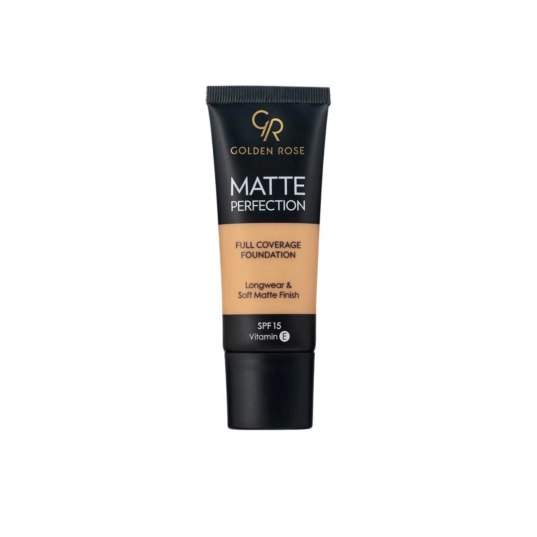 GOLDEN ROSE Matte Perfection Tečni Puder N7 SPF15 35 mL, | eApoteka