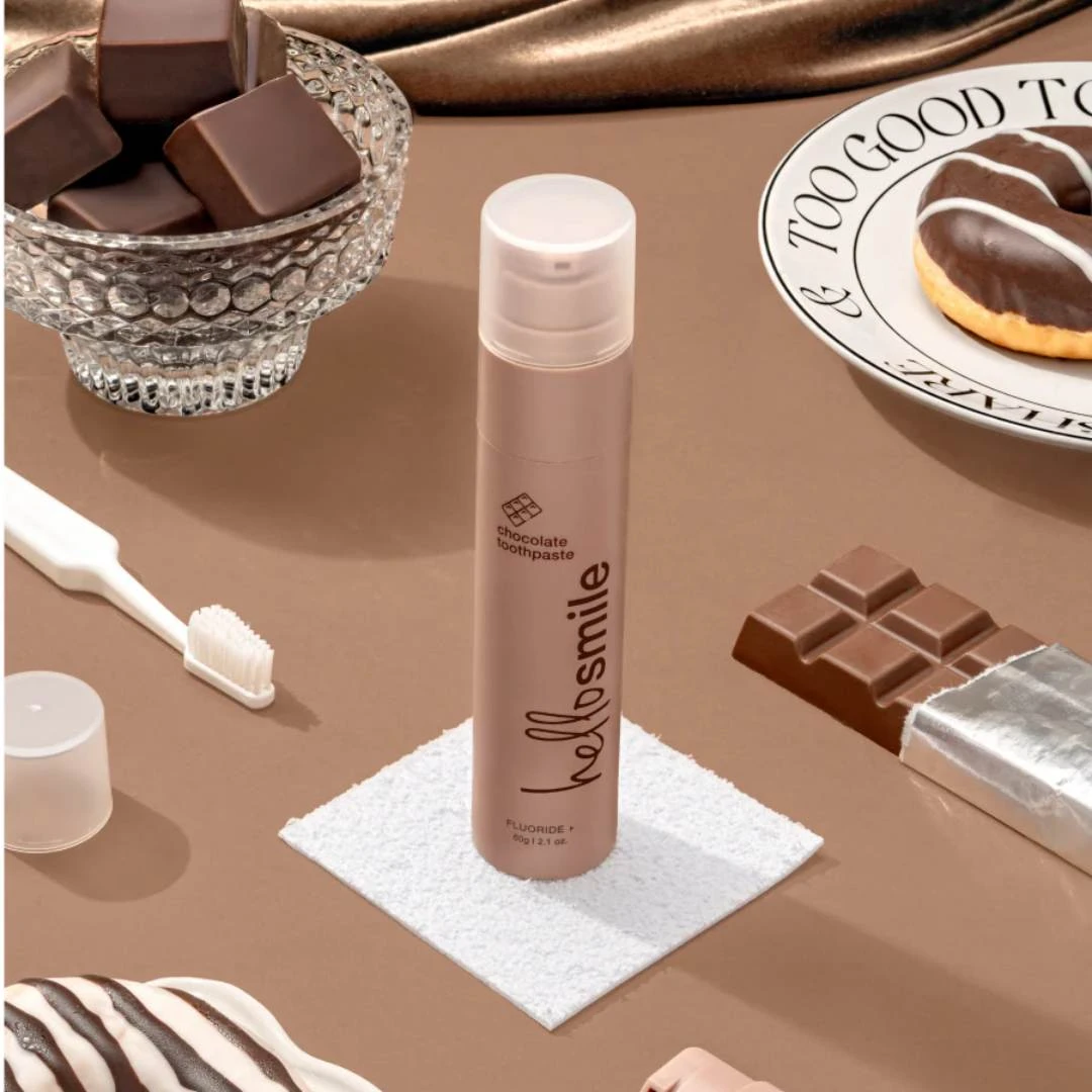 HelloSmile Pasta za Zube Chocolate sa Ukusom Čokolade Braon 60 mL ...