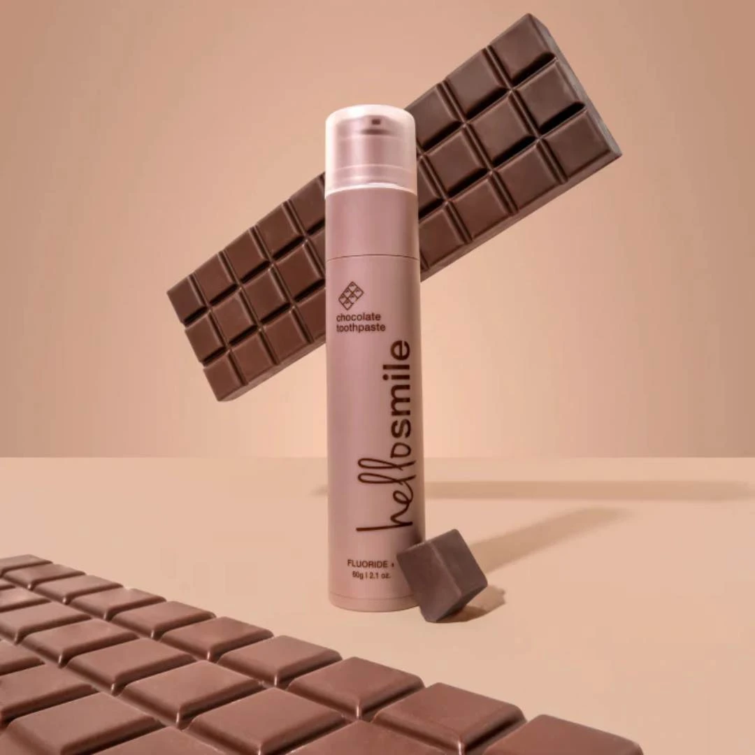 HelloSmile Pasta za Zube Chocolate sa Ukusom Čokolade Braon 60 mL ...