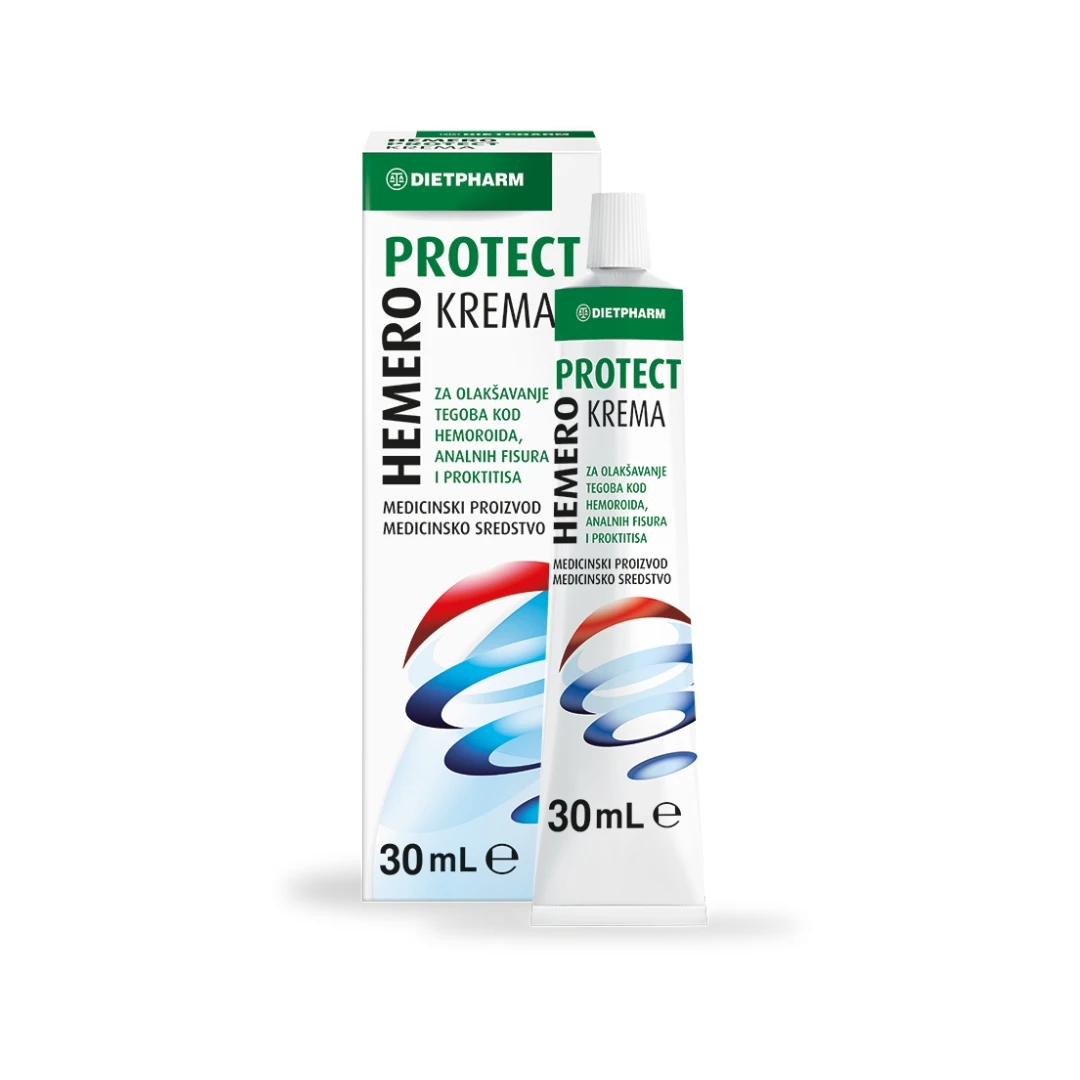 DIETPHARM Hemero PROTECT Krema Protiv Hemoroida 30 mL, | eApoteka