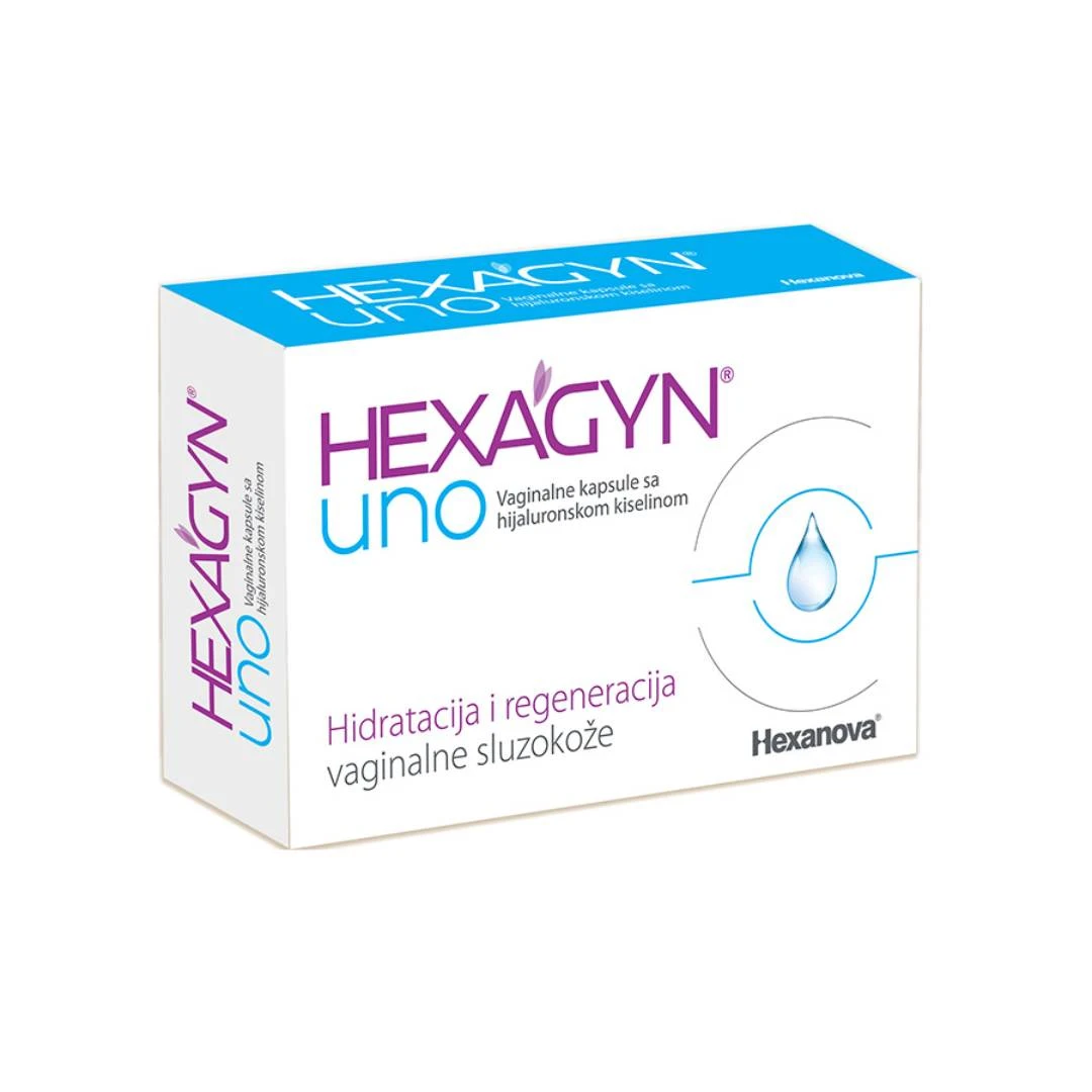 HEXAGYN® Uno Vaginalne Kapsule sa Hijaluronskom Kiselinom 10 Komada, | eApoteka
