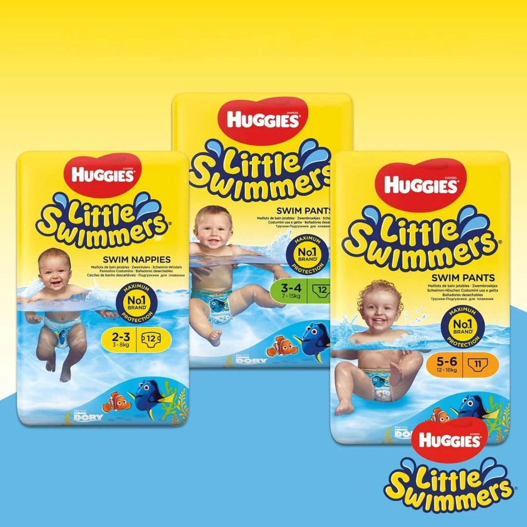 HUGGIES® Little Swimmers Pelene za Kupanje 12-18 kg Veličina 5-6 11 ...