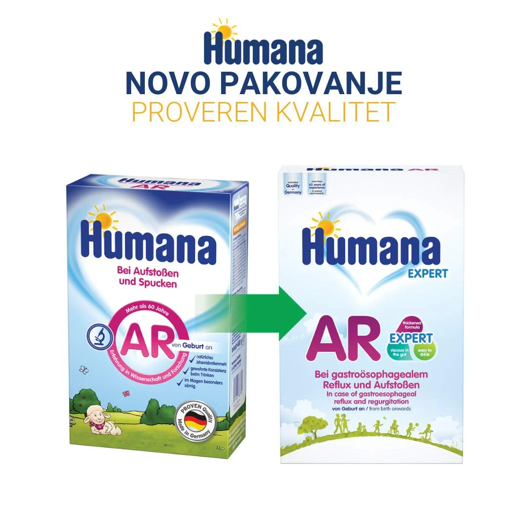 Humana AR EXPERT Mleko Protiv Bljuckanja-Regurgitacije Hrane 300 g, | eApoteka
