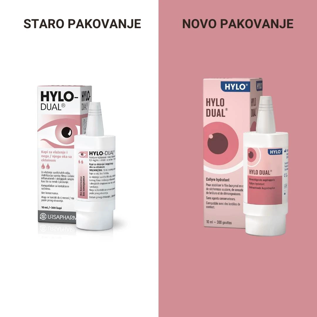 HYLO-DUAL® Kapi za Oči sa Ektoinom i Hijaluronom 10 mL, | eApoteka