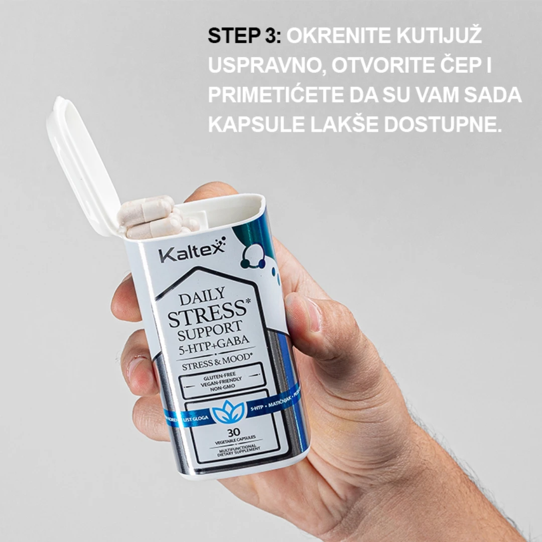 Kaltex Daily STRESS Support 5-HTP i GABA 30 Kapsula protiv Stresa i ... Kaltex Daily STRESS Support 5-HTP i GABA 30 Kapsula protiv Stresa i ...