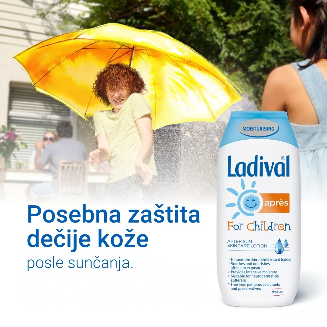 Ladival® Losion za Negu Dečije Kože Posle Sunčanja 200 mL, | eApoteka