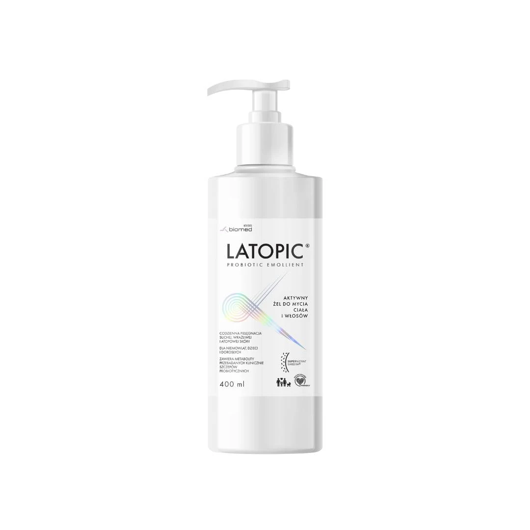 LATOPIC® Probiotik Aktivni Gel za Pranje Tela i Kose 400 mL; Namenjen ...