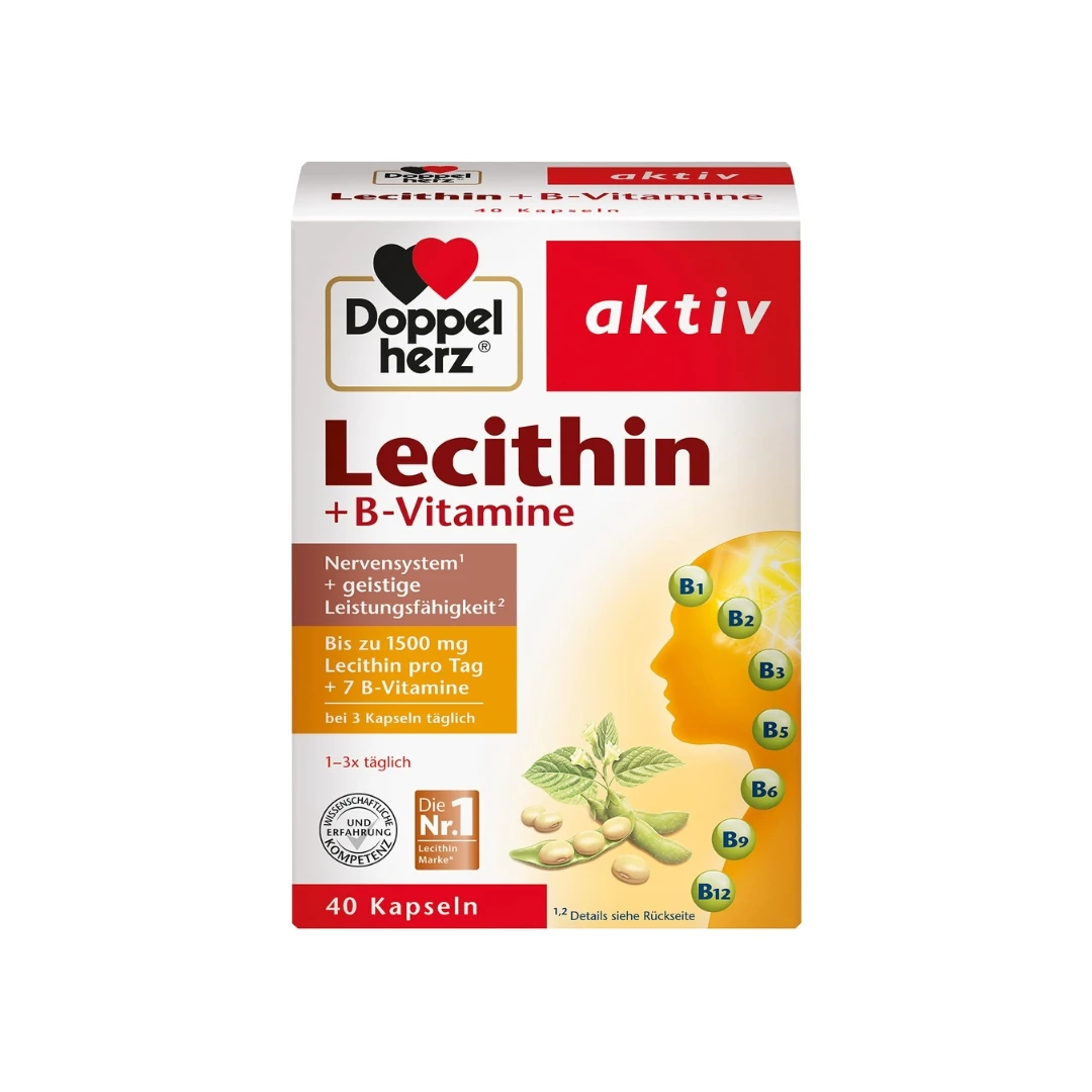 Doppelherz® Aktiv Lecitin+B Vitamini 40 Kapsula, | eApoteka