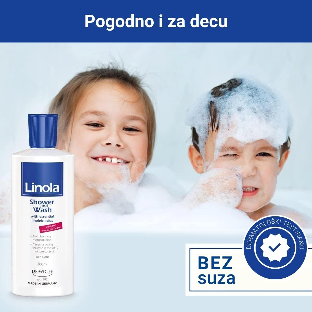 Linola® Gel za Tuširanje i Pranje 300 mL; Neurodermatitis; Suva Koža ...