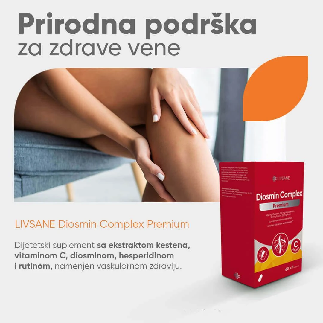 LIVSANE Diosmin Complex Premium 60 Tableta za Zdravlje Vaskularnog Sistema, | eApoteka