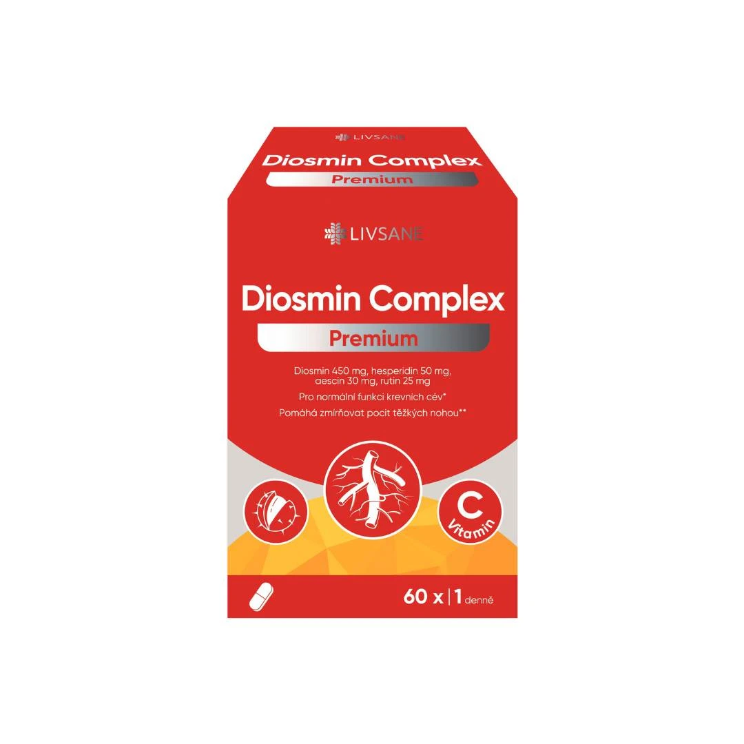 LIVSANE Diosmin Complex Premium 60 Tableta za Zdravlje Vaskularnog ...