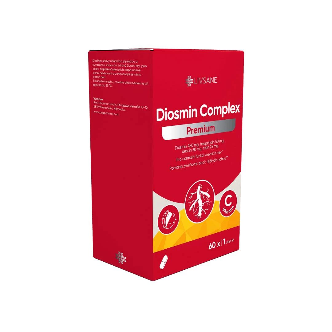 LIVSANE Diosmin Complex Premium 60 Tableta za Zdravlje Vaskularnog ...
