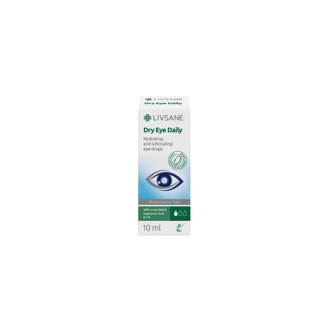 LIVSANE Dry Eye Daily Kapi za Oči sa Hijaluronom 10 mL, | eApoteka