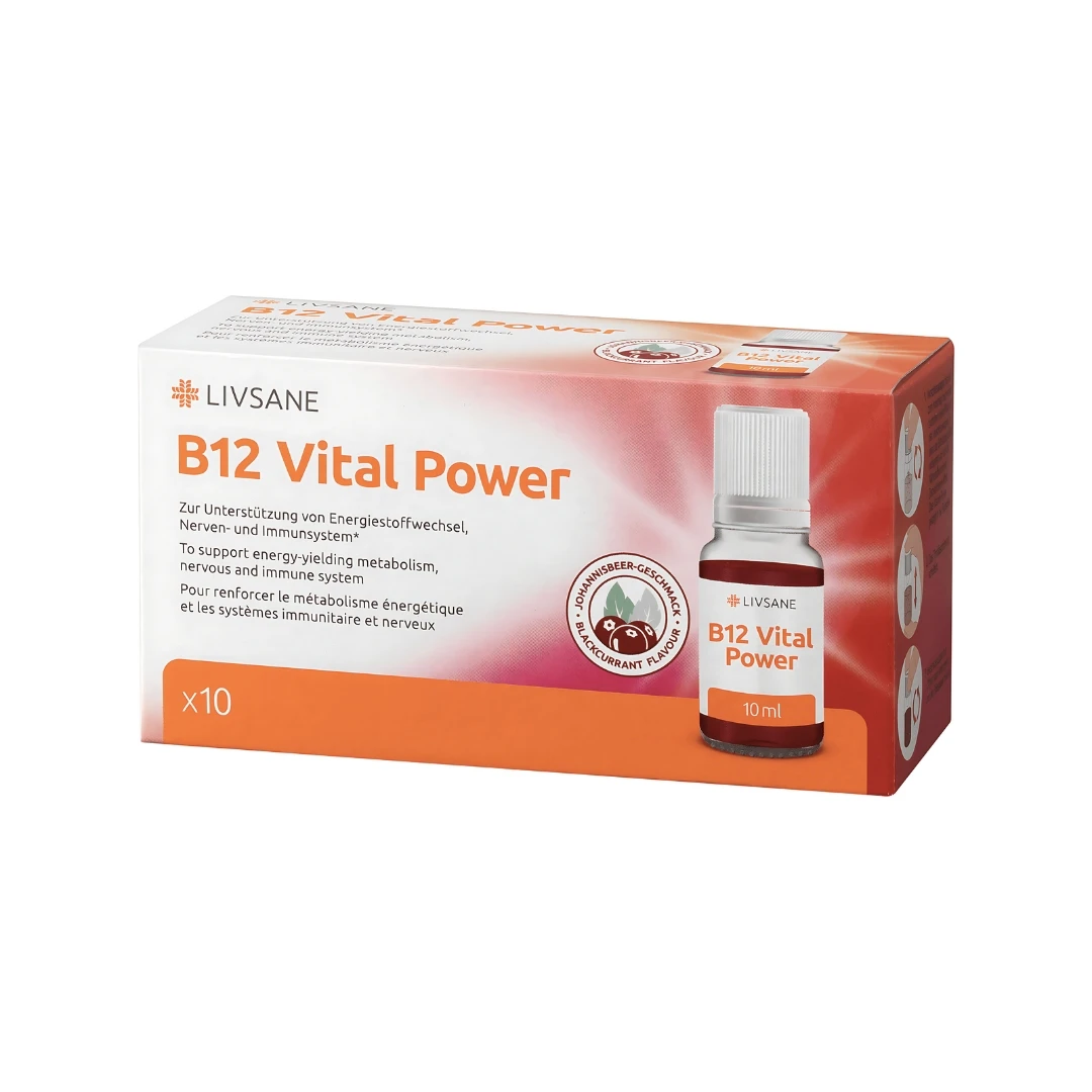 LIVSANE Vitamin B12 Direkt Vital Power 10 Ampula, | eApoteka