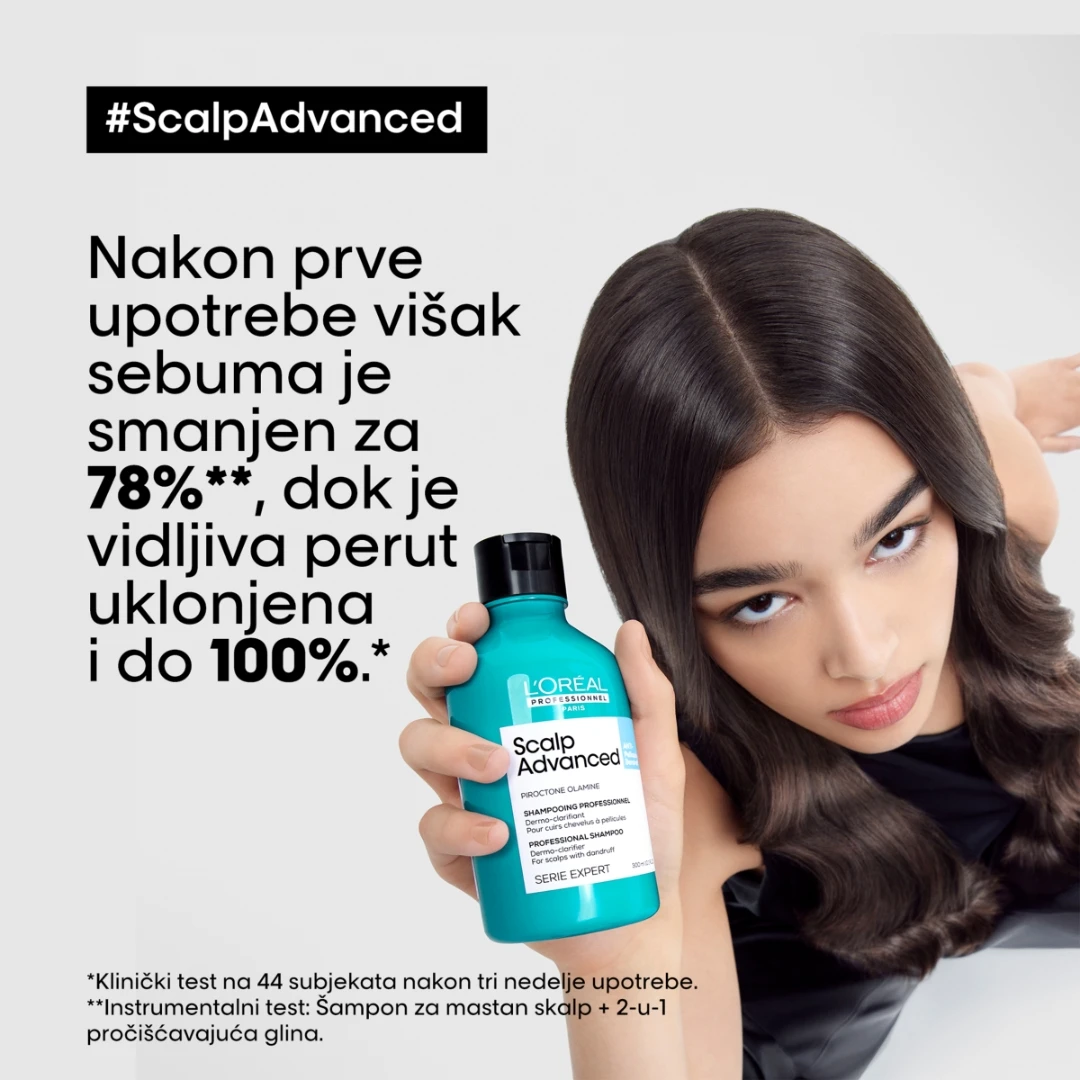 LOREAL Professionnel SERIE EXPERT SCALP ADVANCED Šampon Protiv Masne i ...