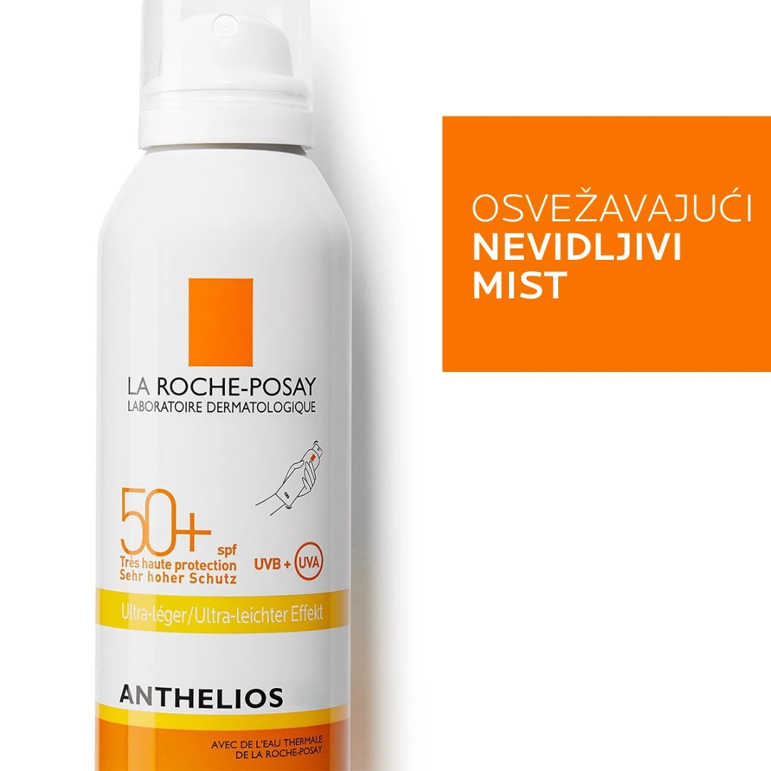 LA ROCHE-POSAY ANTHELIOS Vodootporna Nevidljiva Maglica za Zaštitu od ...