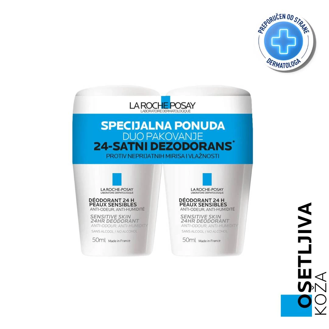 La Roche Posay Physio DEO RollOn PROMO Pakovanje 2x50 mL, | eApoteka
