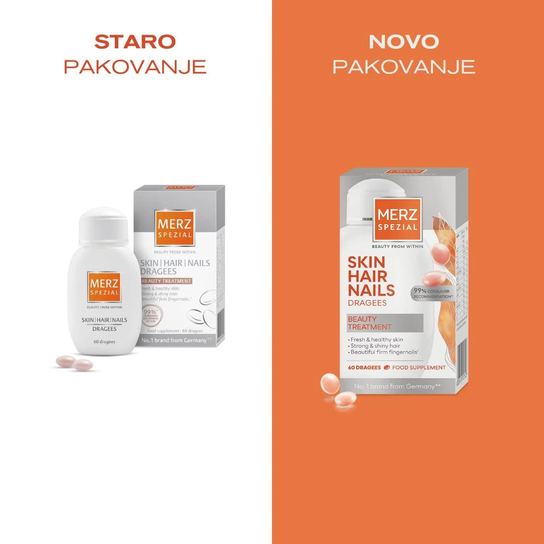 MERZ SPEZIAL zial 60 Drežeja Vitamini za Kosu Kožu i Zdrave Nokte ...