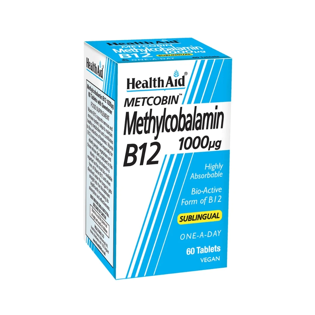 HealthAid METCOBIN B12 Methylcobalamin 1000 mcg 60 Tableta, | eApoteka