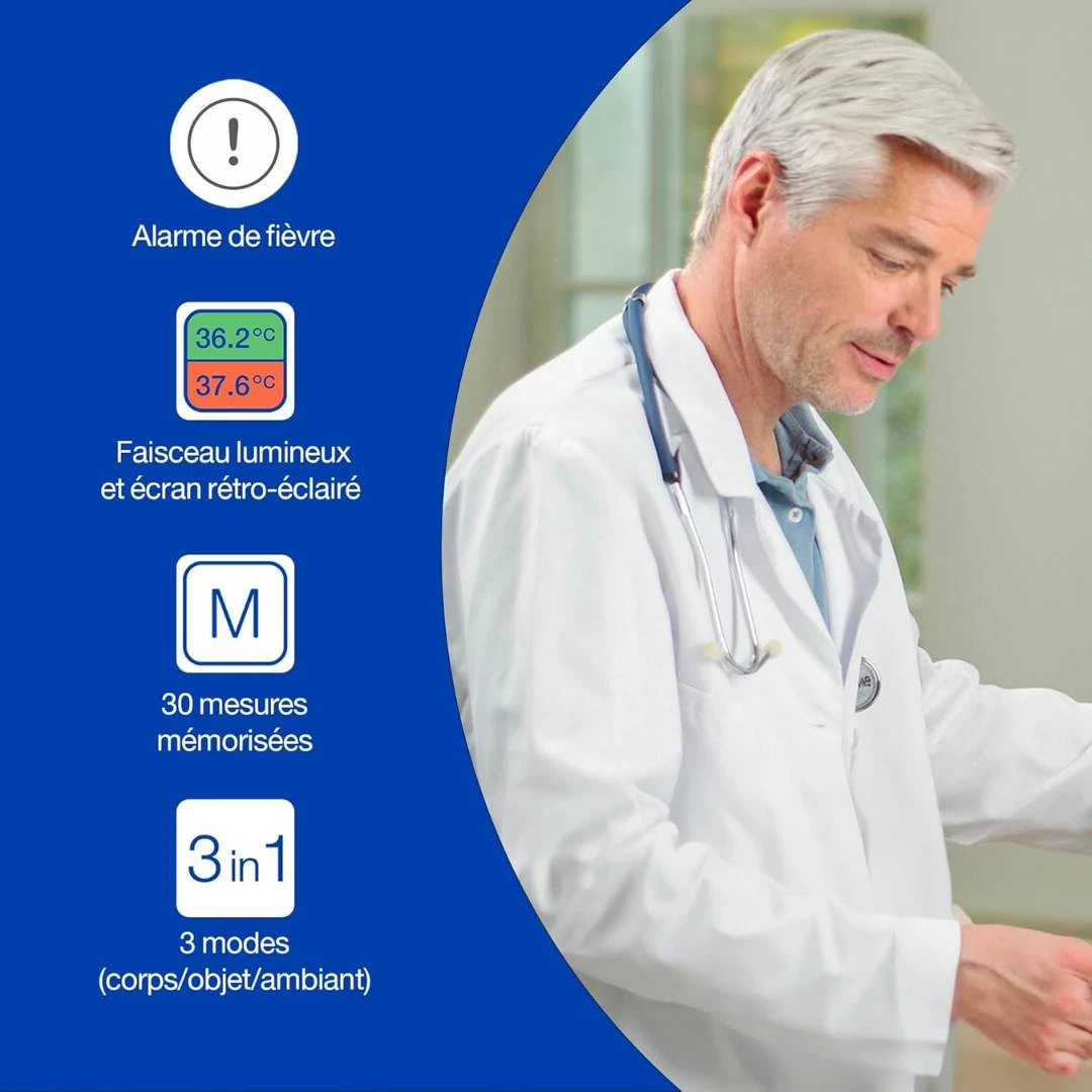 Microlife® Beskontaktni Automatski Toplomer Infracrveni Termometar za ...