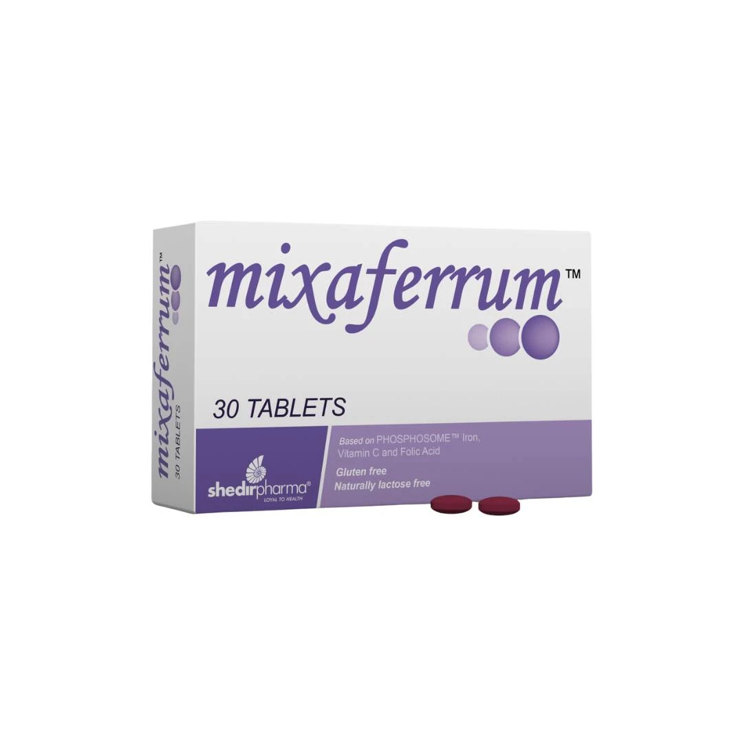 Mixaferrum 30 Tableta; Gvožđe, Vitamin C i Folna Kiselina, | eApoteka