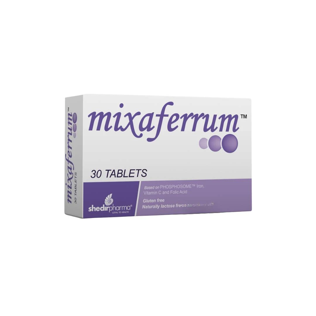 Mixaferrum 30 Tableta; Gvožđe, Vitamin C i Folna Kiselina, | eApoteka
