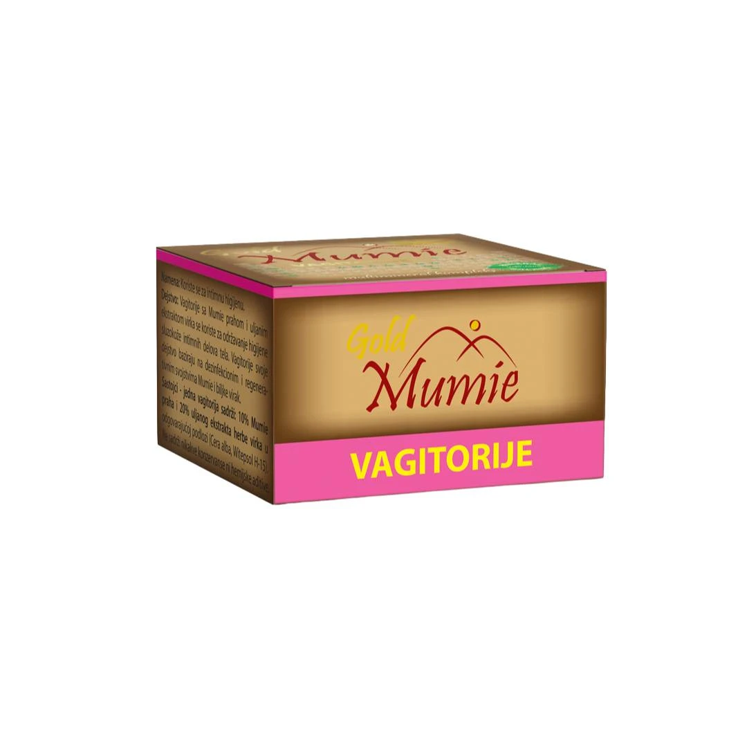 Mumie 10 Vagitorija; Vaginalni Sekret; Promene na Grliću Materice; Ciste; Endometrioza, | eApoteka