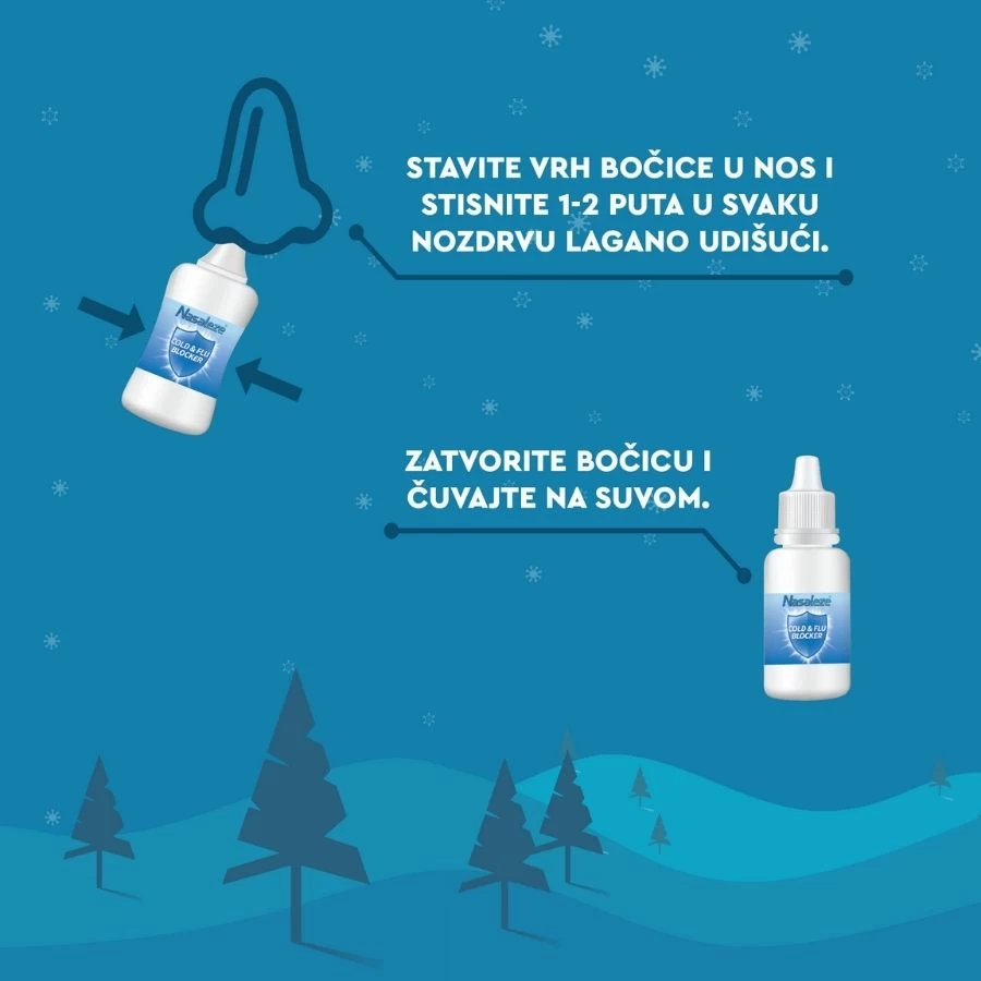 Nasaleze® Cold & Flu Blocker 800 mg; Protiv Prehlade i Gripa, | eApoteka