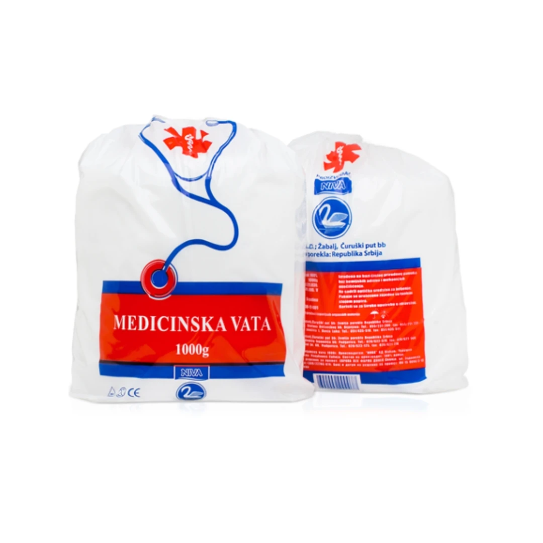 NIVA Sanitetska Medicinska Vata 1 Kg, | eApoteka